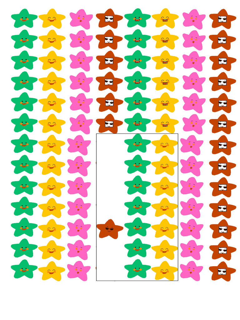 Tabel Stiker Bintang Prestasi | PDF
