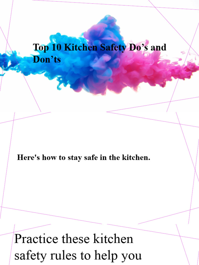 Kitchen Safety | PDF | Fires | Knife