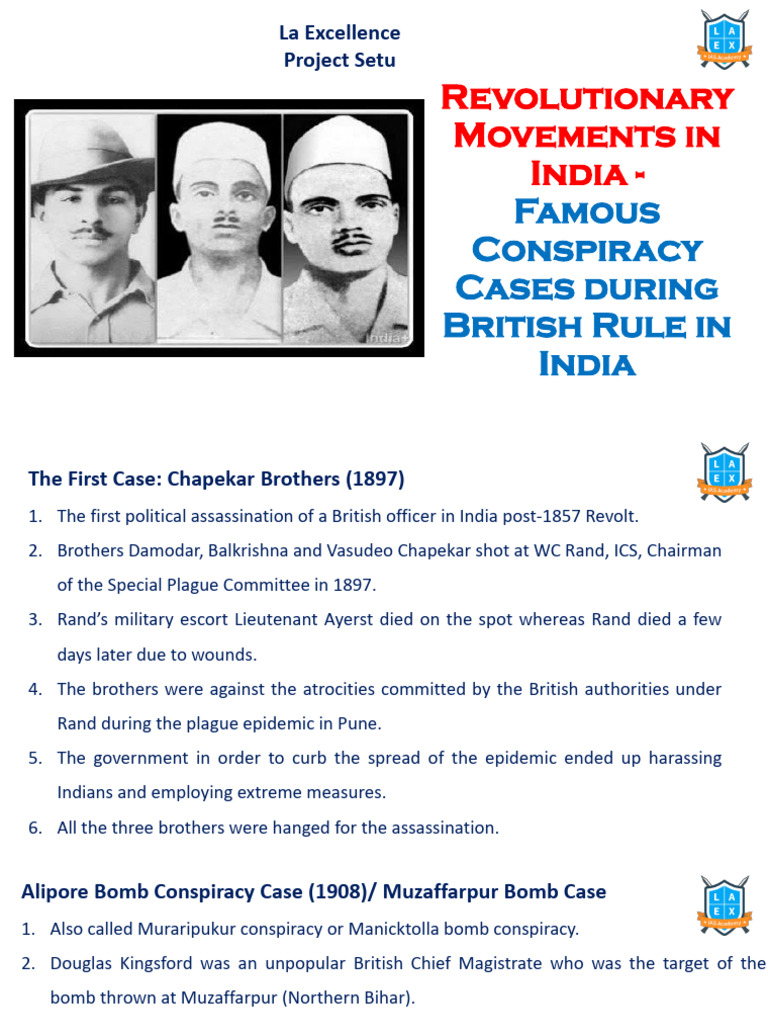 Revolutionary Movements | PDF | Independence Movements | Indian ...