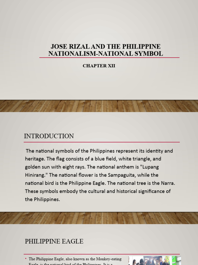 Jose Rizal and The Philippine Nationalism-National Symbol | PDF | Foreign Language Studies ...