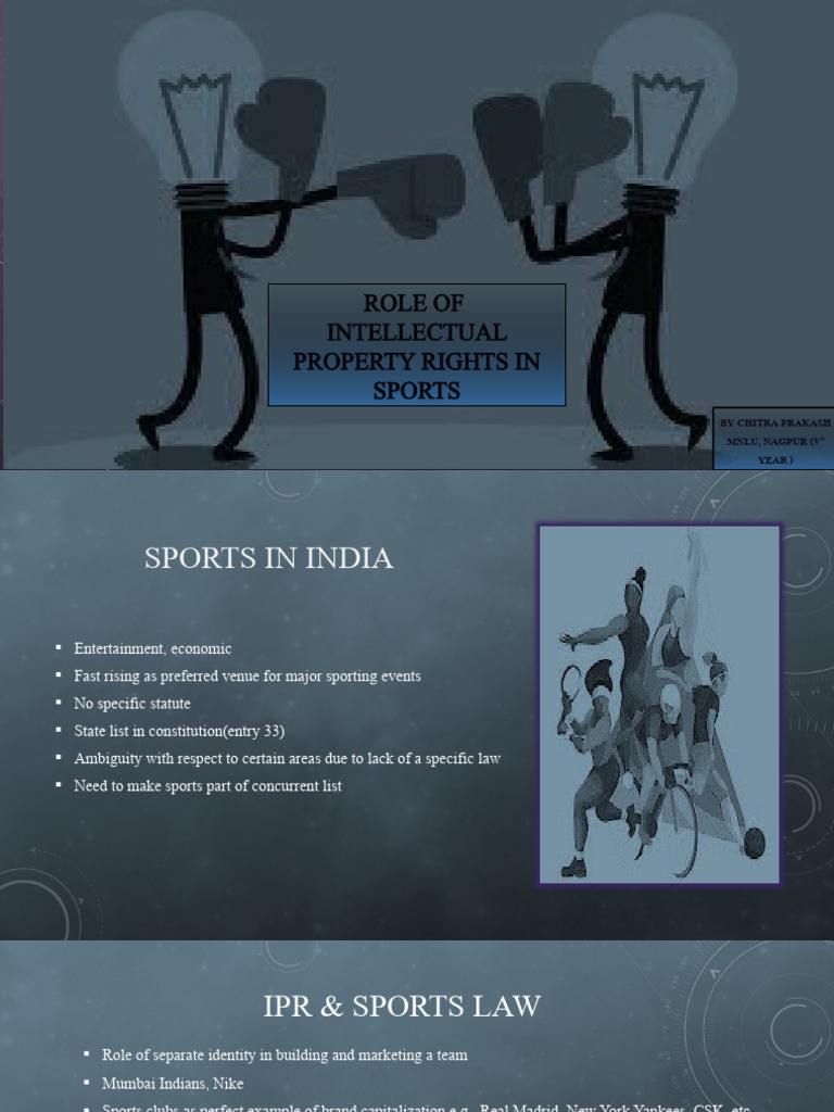 Role of IPR in Sports Law | PDF