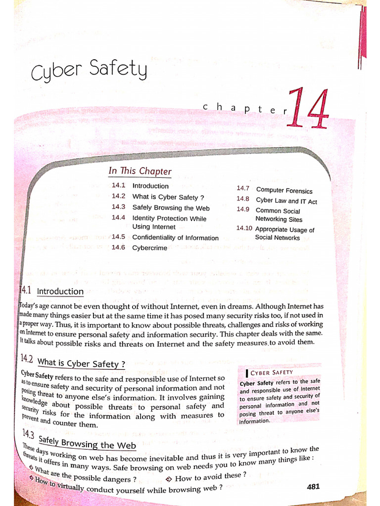 CH - Cyber Safety | PDF
