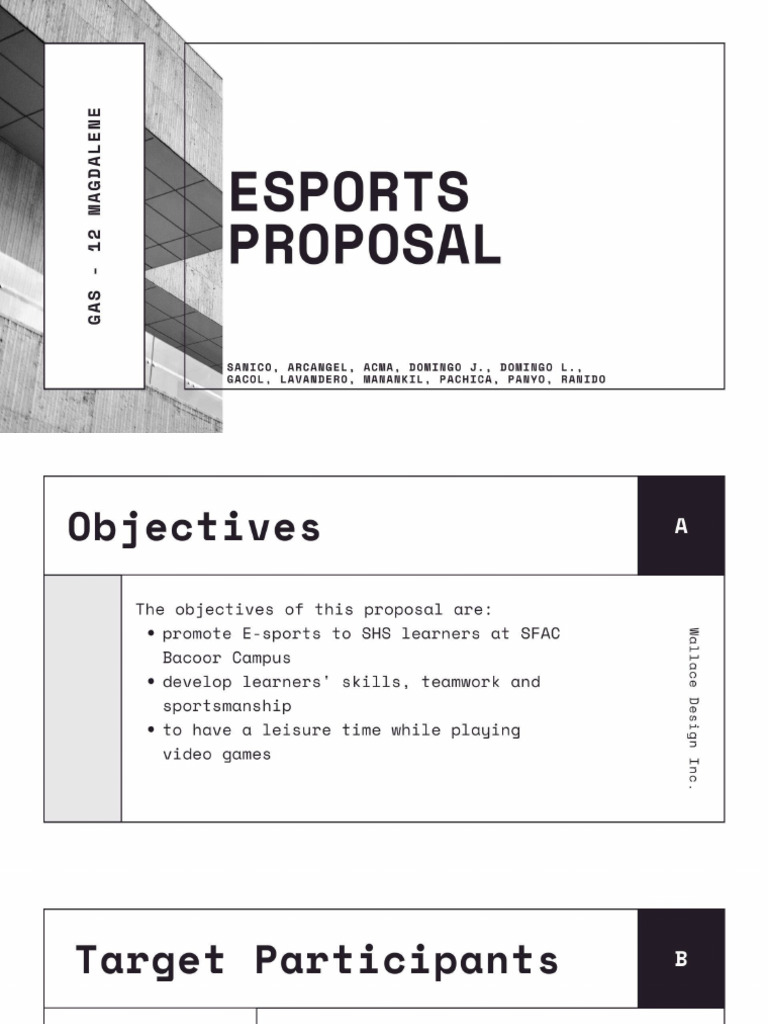 Esports Proposal | PDF