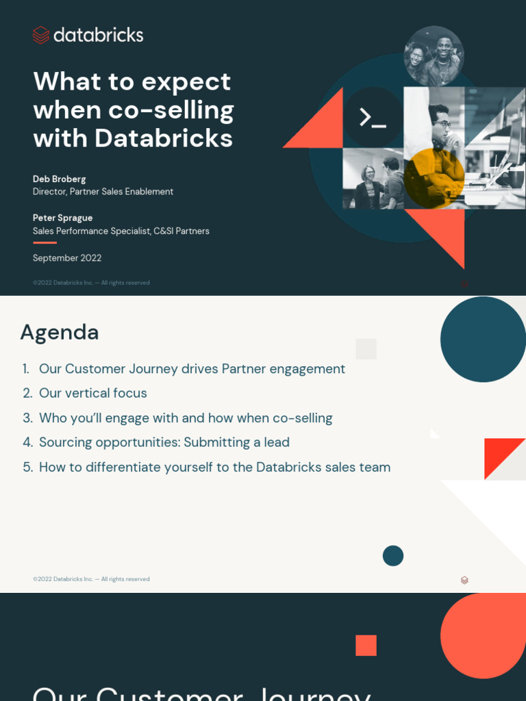 What To Expect When Co-Selling With Databricks | PDF | Cloud Computing | Customer Experience