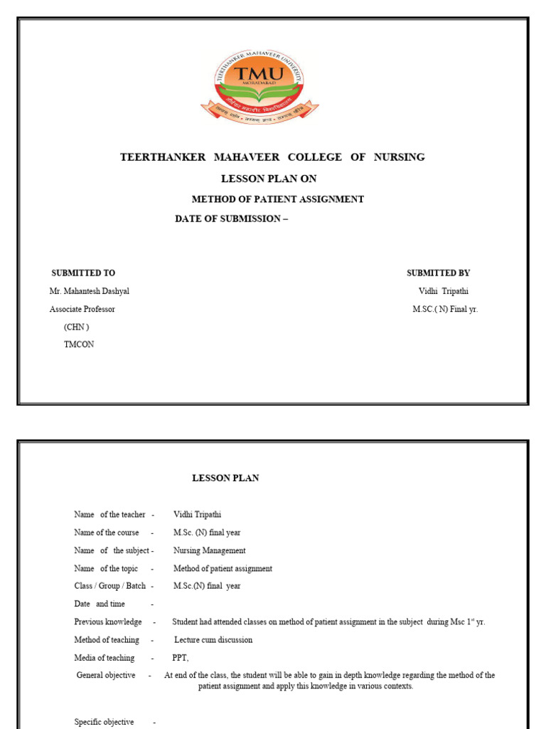 Patient Assignment | PDF