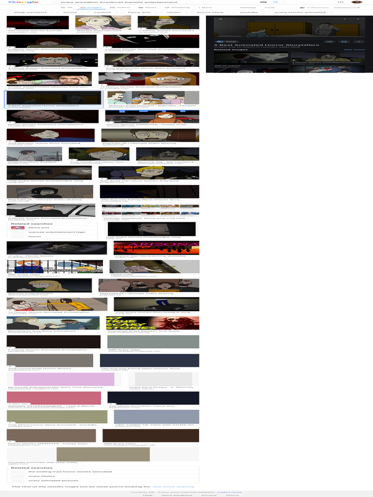 Scary Animation Thumbnail Wansee Entertainment - Google Search | PDF