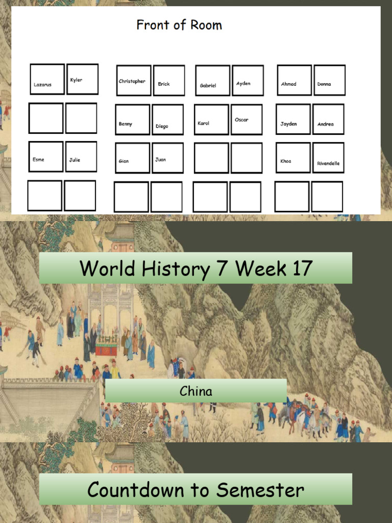 Week 17: Introduction to China | PDF