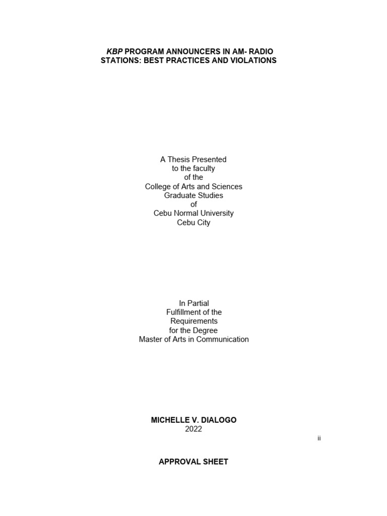 KBP Program Announcers in Am - Radio Stations, Best Practices and ...