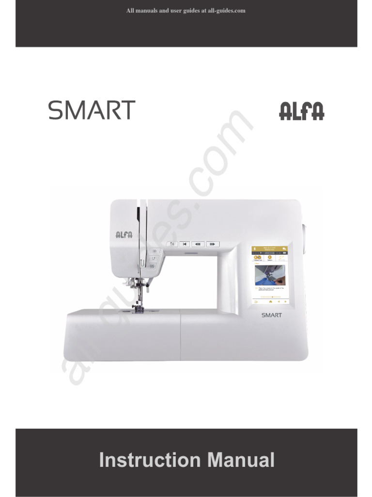Alfa Smart Sewing Machine Instruction Manual | Download Free PDF ...