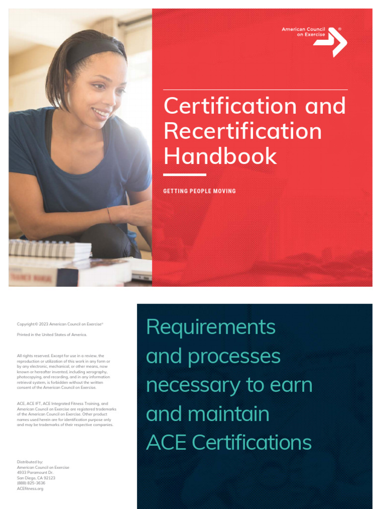 Certification Exam Candidate Handbook | PDF | Personal Trainer ...