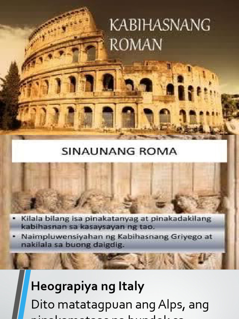 Kabihasnang Klasiko NG Rome | PDF
