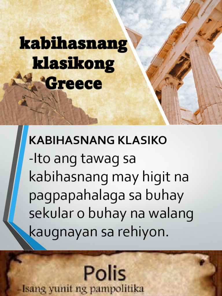 Kabihasnang Klasiko NG Greece | PDF