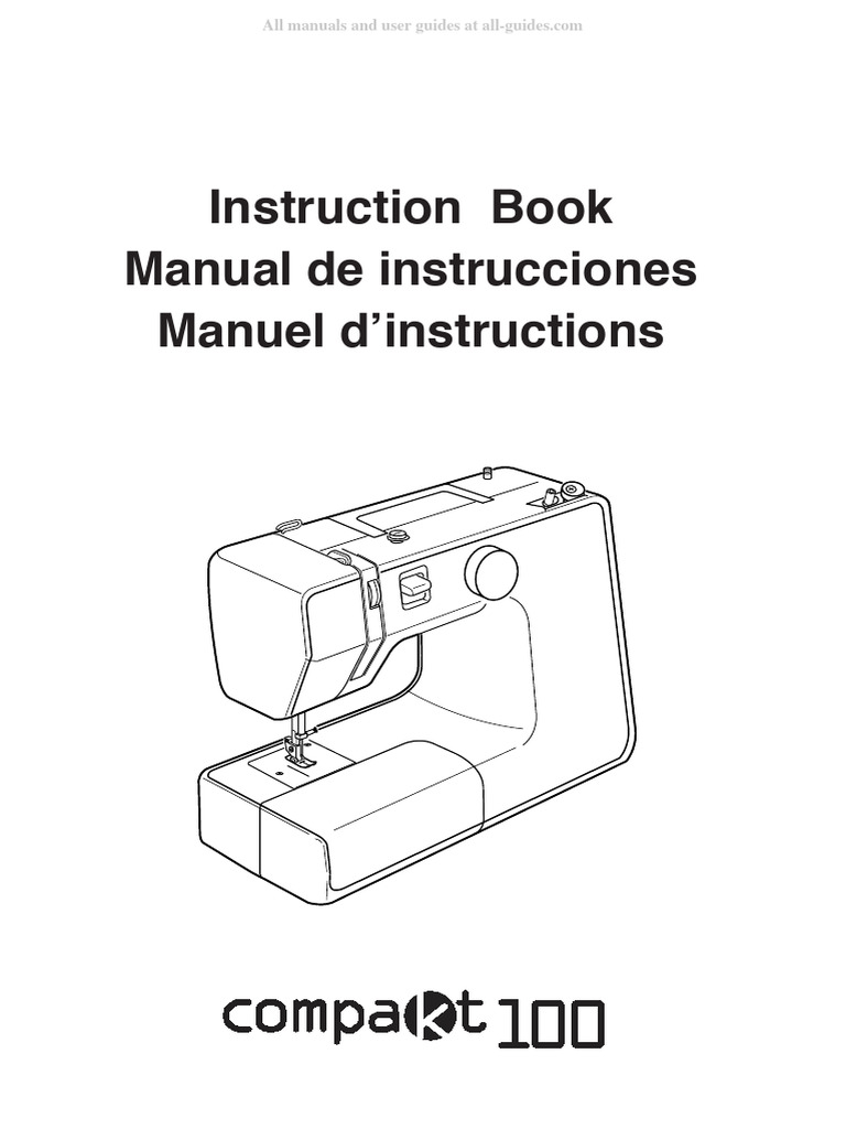 EuroPro Compakt 100 Sewing Machine Instruction Manual | PDF