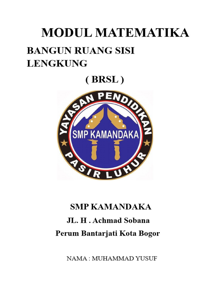 Modul MTK (M.yusuf) | PDF