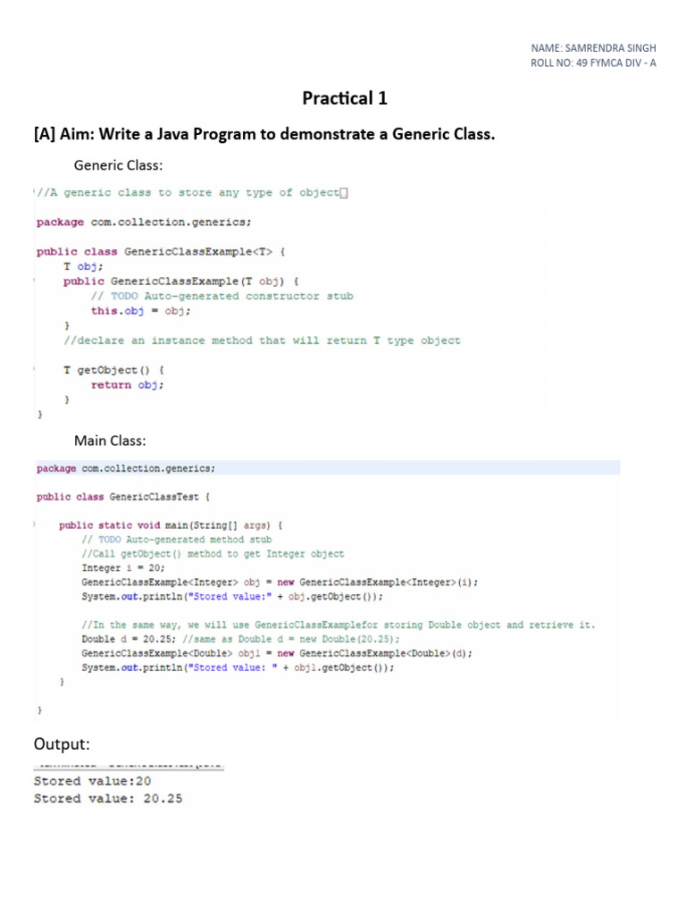Java Almost Final Practical Slip | PDF