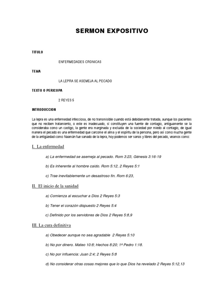 Sermon Expositivo | Religión y creencia | Biblia