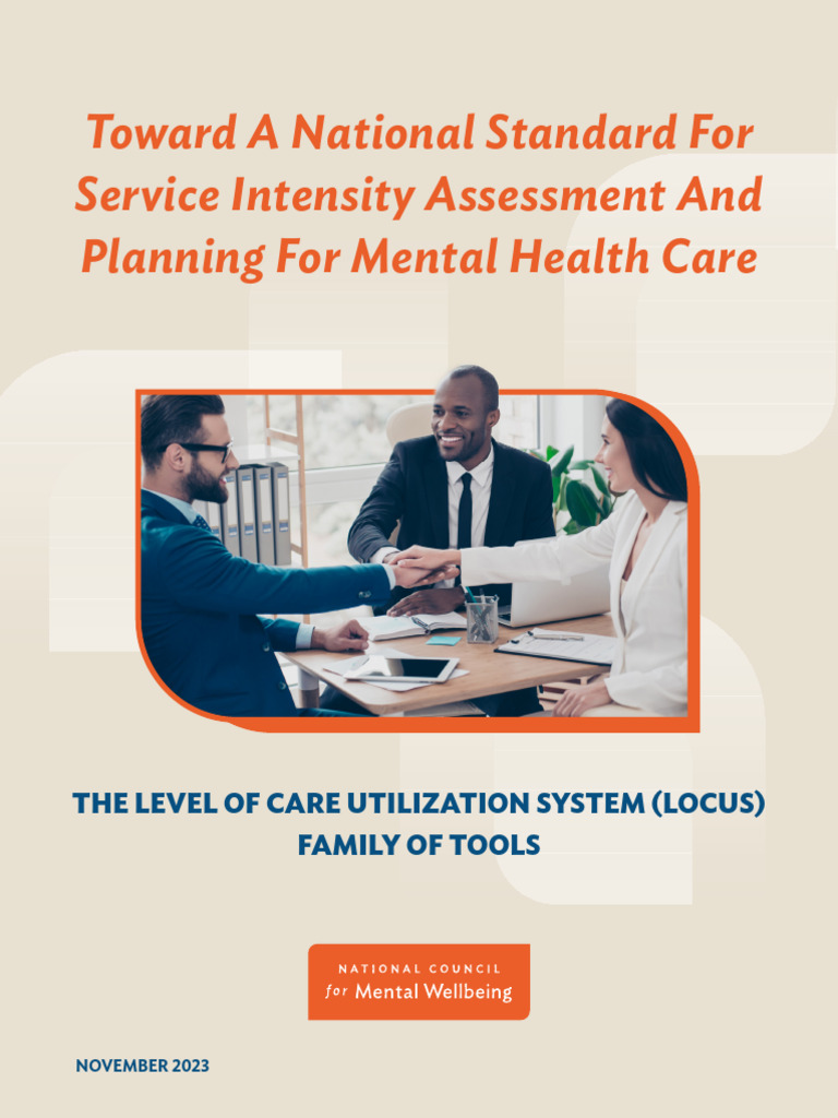 23.11.13 MDI LOCUS-White-Paper | PDF | Mental Health | Health Care