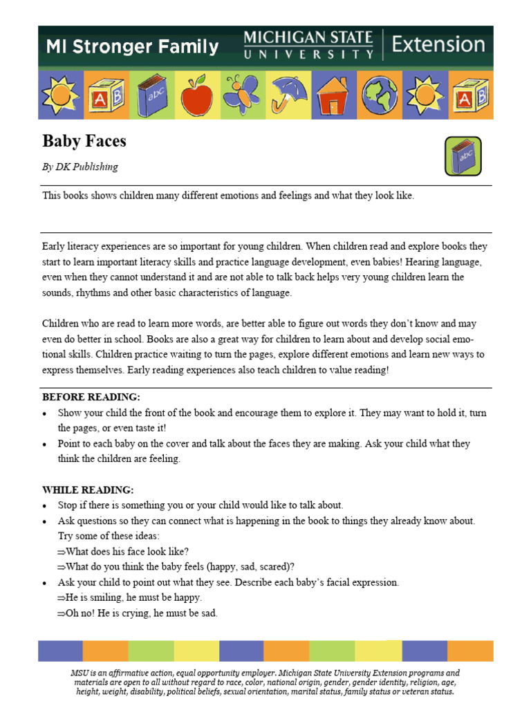 Baby Faces | PDF | Facial Expression | Emotions