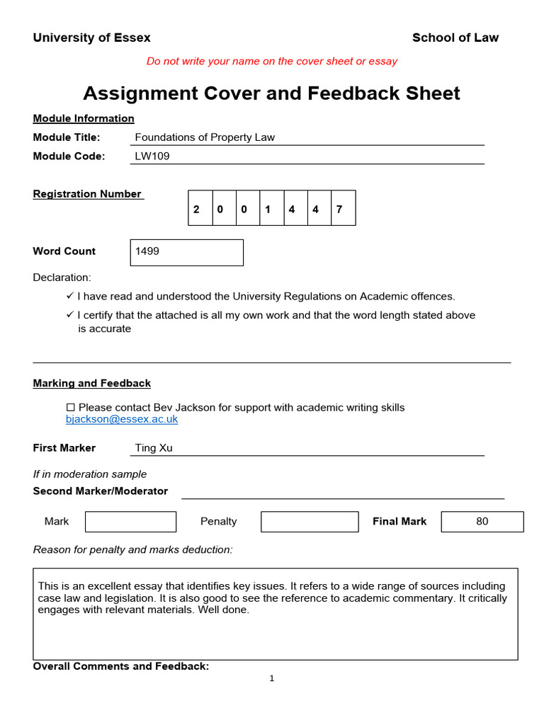 Feedback | PDF | Trust Law | Common Law