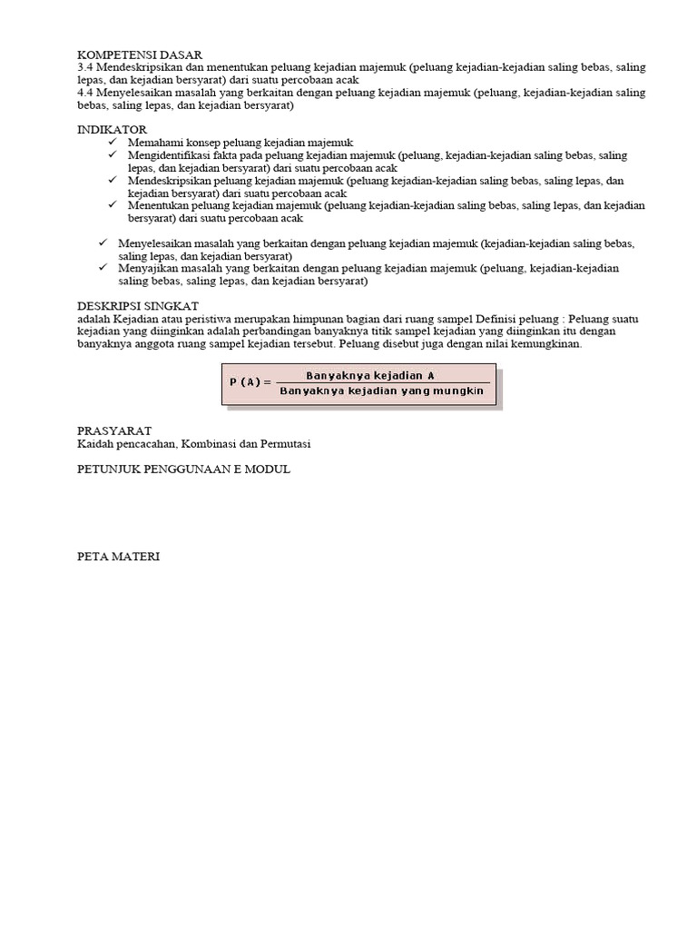 E Modul Matematika | PDF