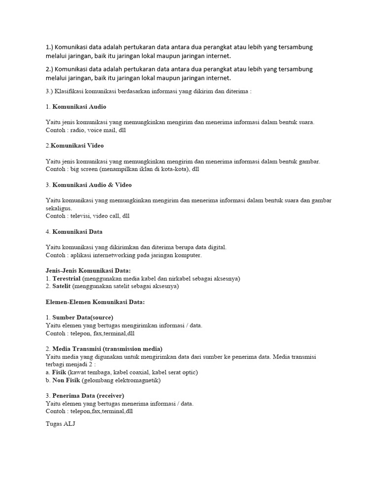 Tugas TLJ | PDF Tugas TLJ | PDF