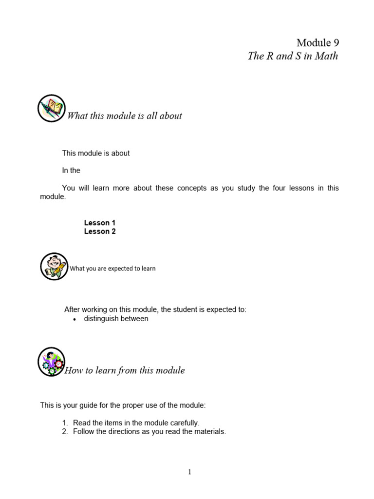 R and S in Math | PDF | Equations | Mathematics