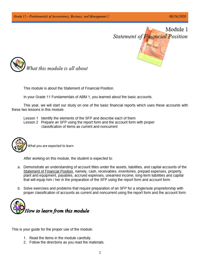Module 2 Accounting | PDF