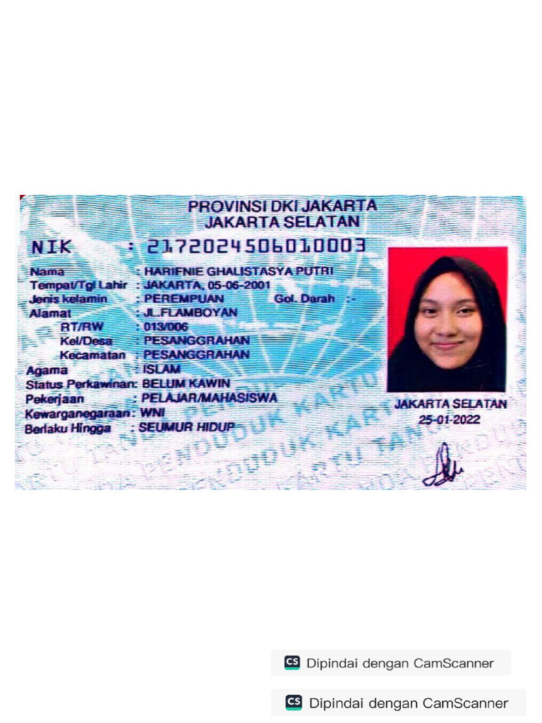 CV - Harifnie Ghalistasya Putri (Era Jaya) | PDF