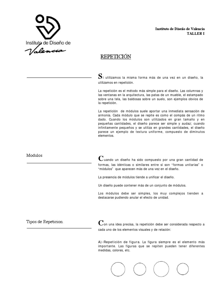 Repeticion | PDF | Ritmo | Enseñanza de matemática
