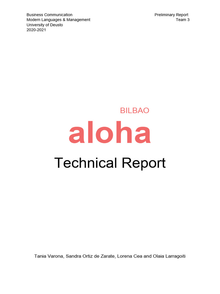 Aloha Report | PDF | Tourism | Behavior