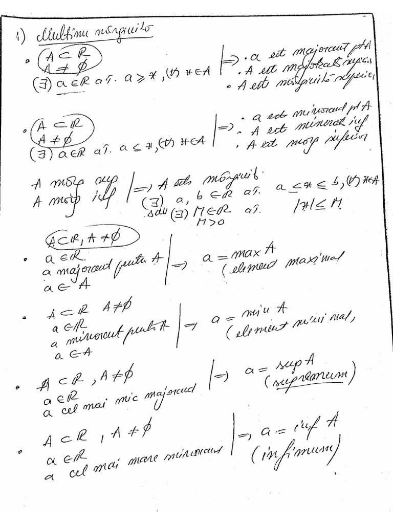 Analiza Matematica (Multimi) | PDF