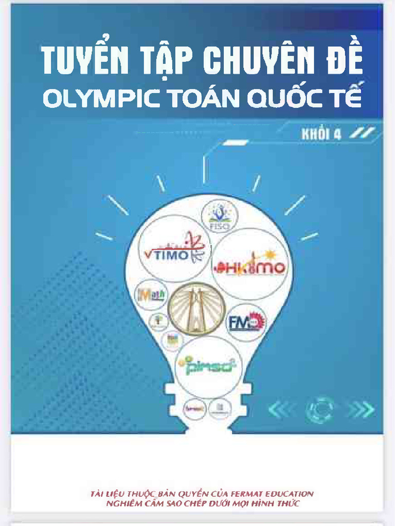 Tuyen Tap Chuyen de Olympic Toan 4 (Fermat) | PDF