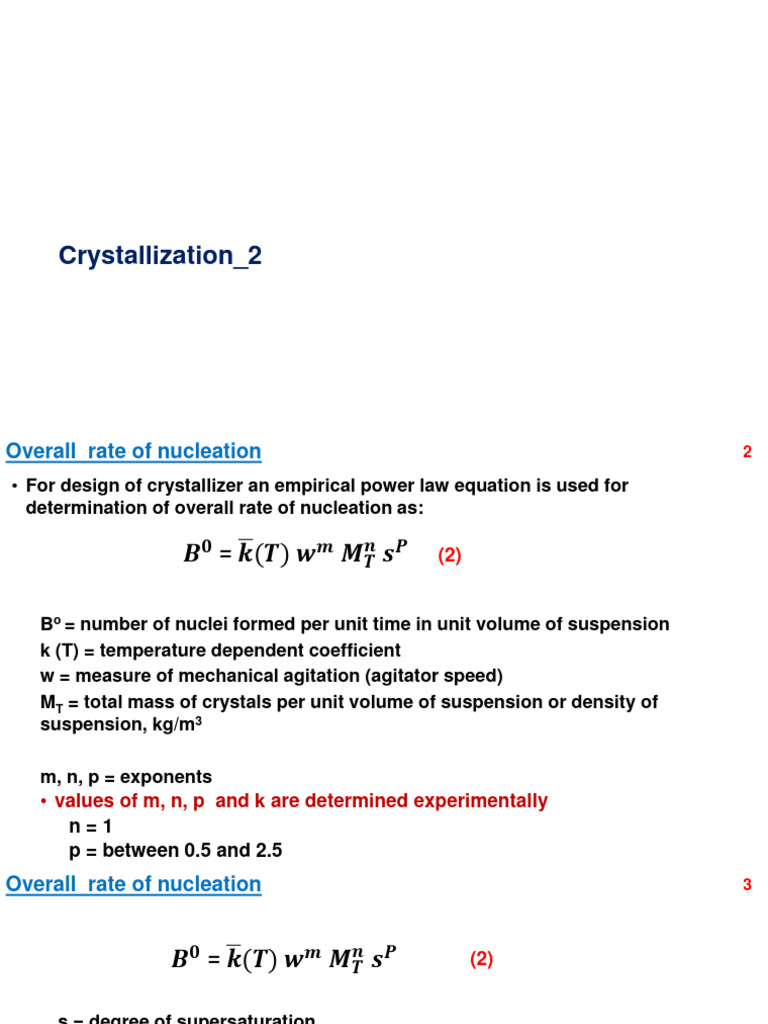 Crystallization - 3 Nov 2023 | PDF | Crystallization | Applied And Interdisciplinary Physics