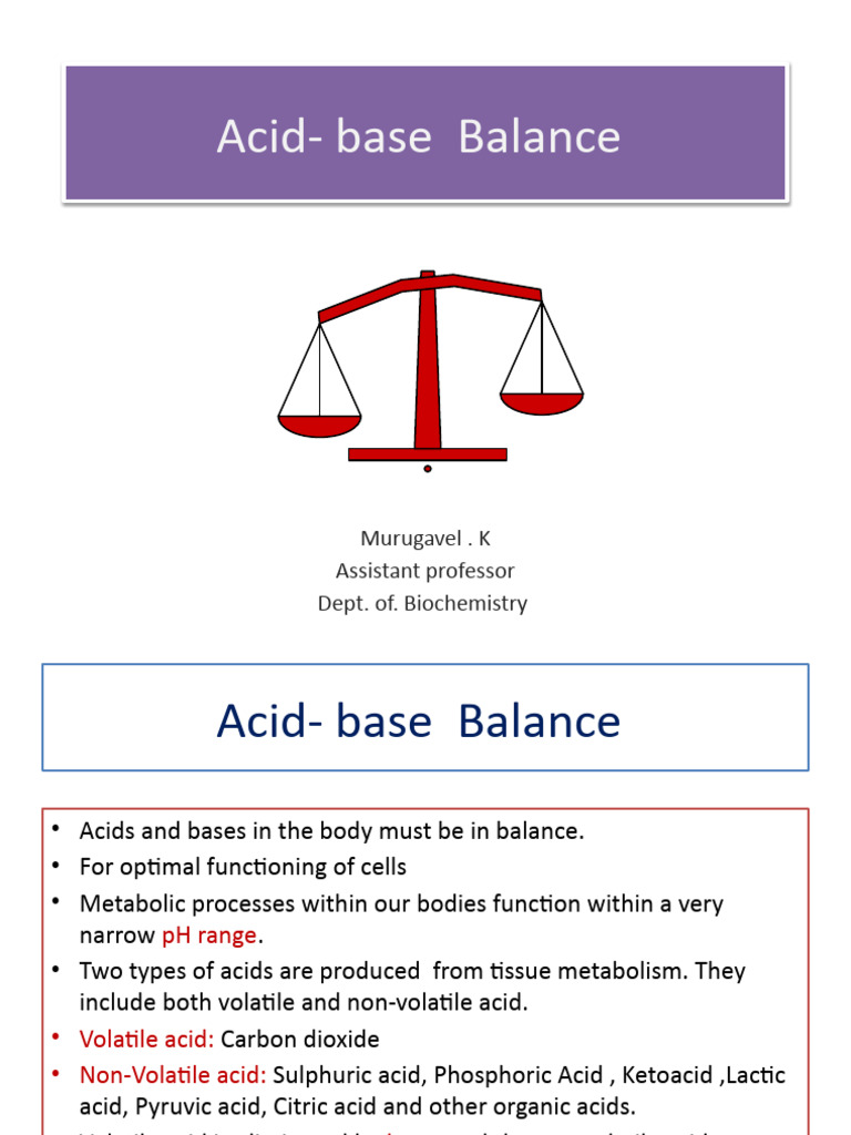 835 Regulation of Acid Base Balance 2019 | PDF | Buffer Solution | Bicarbonate