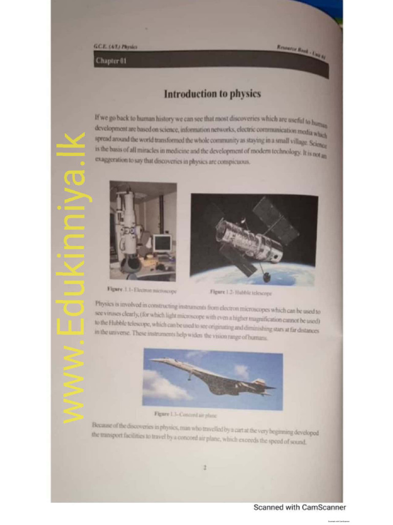 Unit-01 Physics Resources Books | PDF