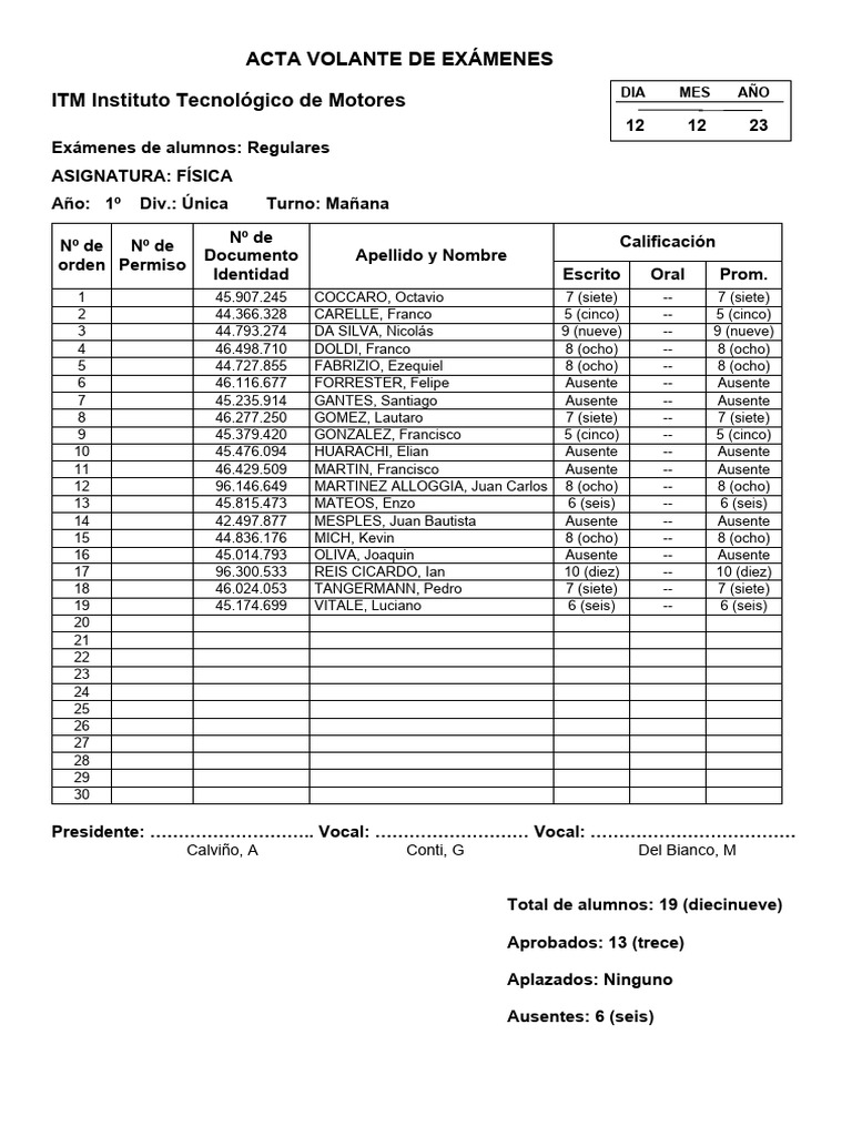 Fisica 12-12-23 | PDF