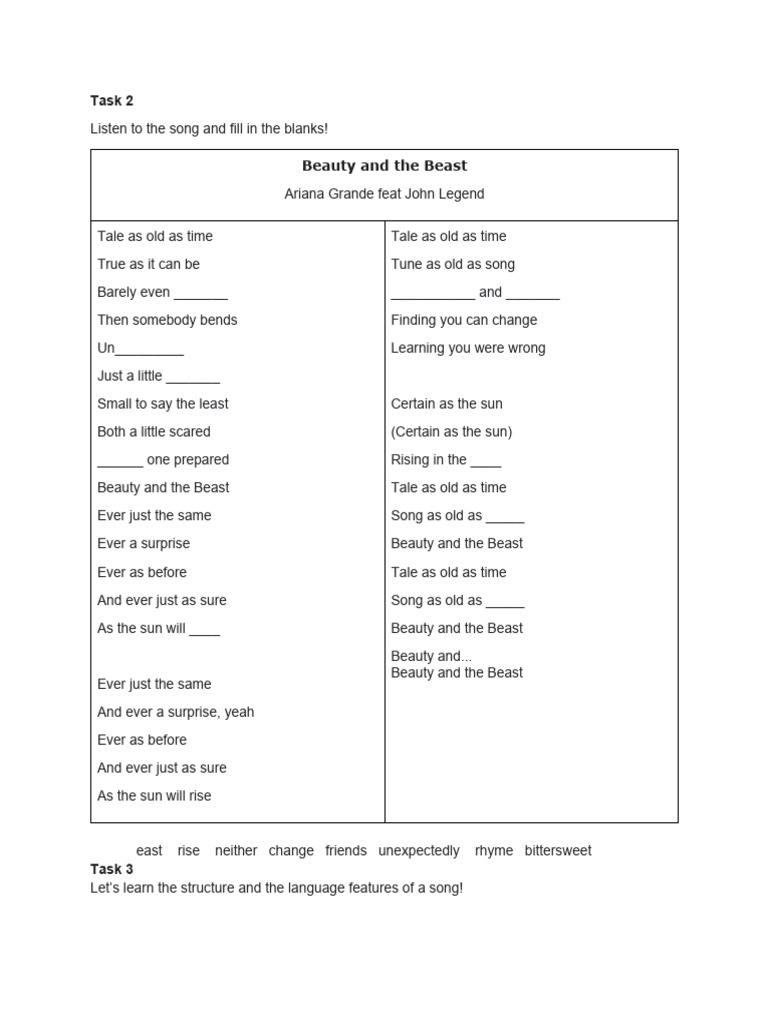 Material 12 Grade - Songs | PDF | Song Structure