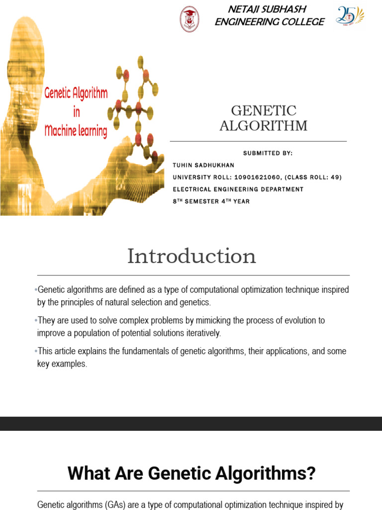 Tuhin SCT | Download Free PDF | Genetic Algorithm | Mathematical Optimization