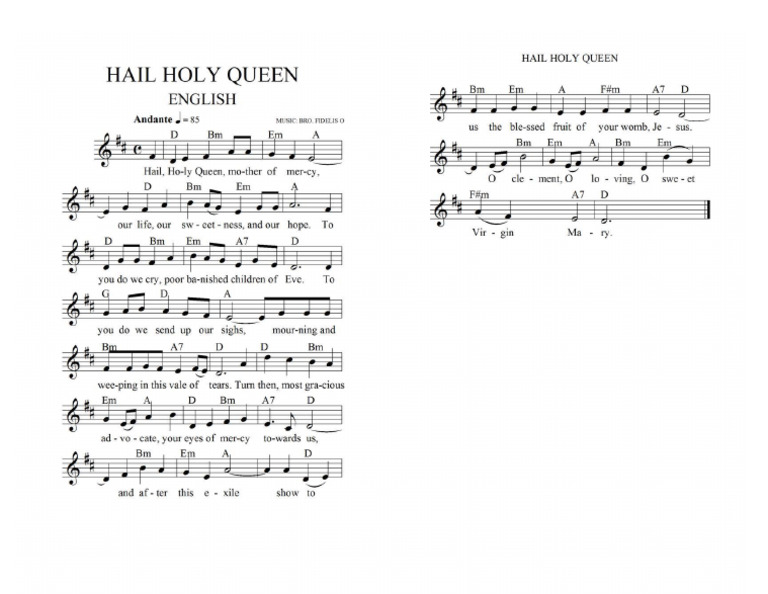 Hail Holy Queen | PDF