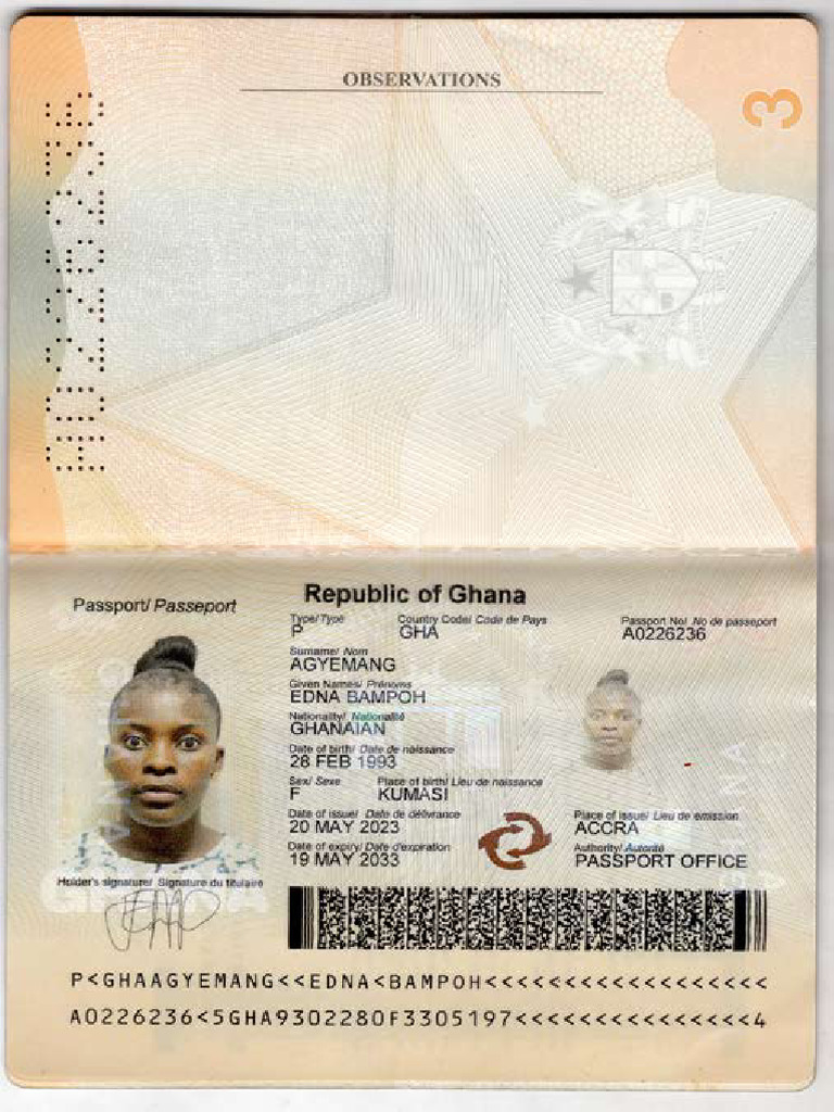 Scan Passport | PDF