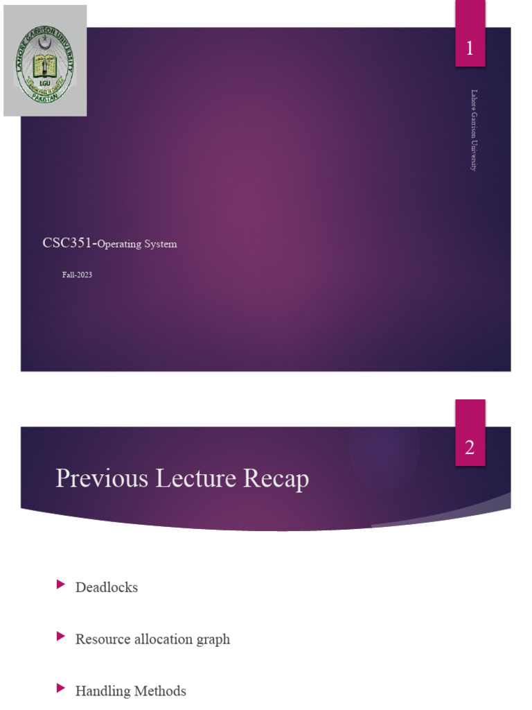 OS Lec 17-Memory Management | PDF