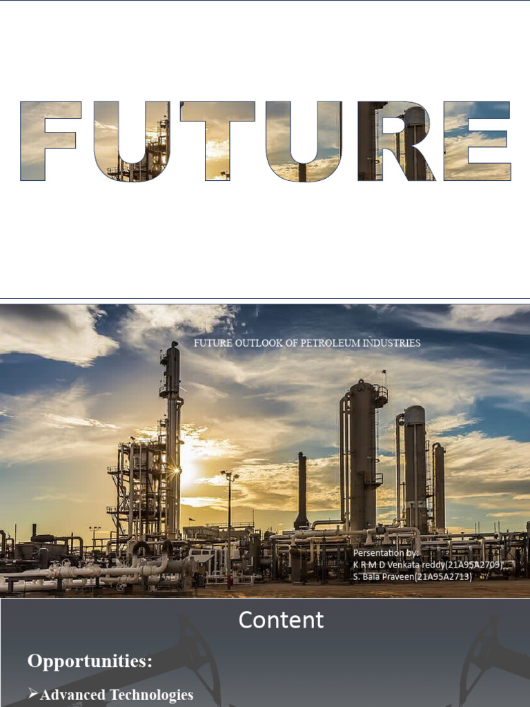 Future Outlook of Petroleum Industry | PDF | Petroleum | Carbon Capture ...