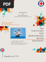 DOH NVBSP Overview | PDF | Blood Donation | Blood Transfusion