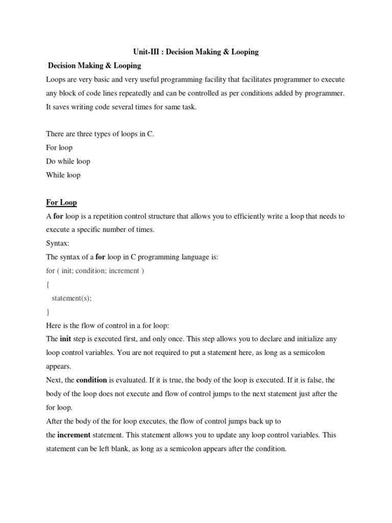 Unit Iii | PDF | Control Flow | Computer Engineering