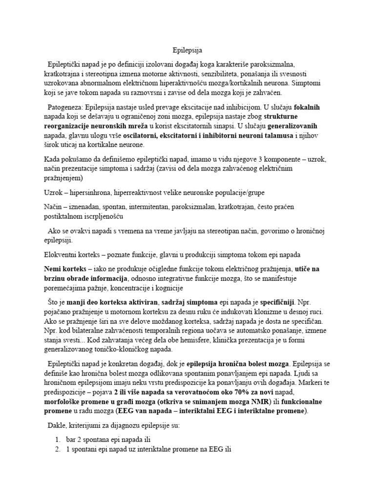 Epilepsija | PDF