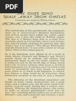 The Ones Who Walk Away From Omelas - Ursula K LeGuin | PDF