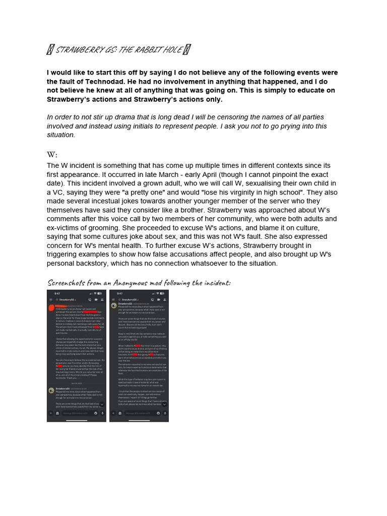 StrawberryGS - The Rabbit Hole | PDF