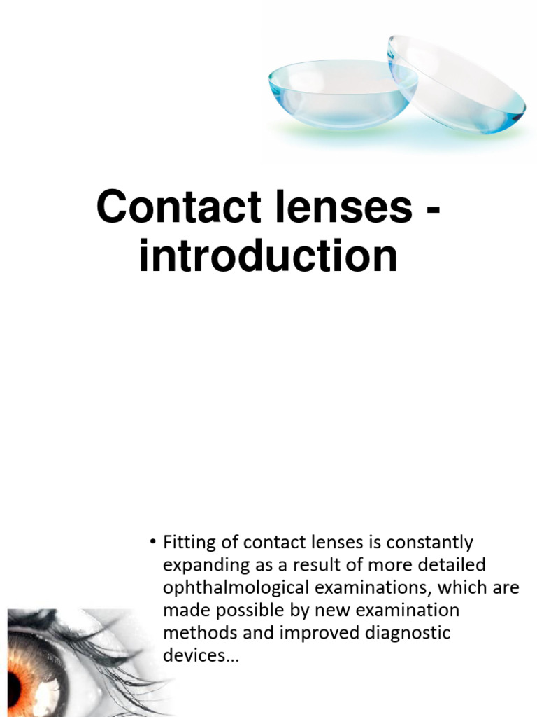 1contact Lens - Introduction | PDF