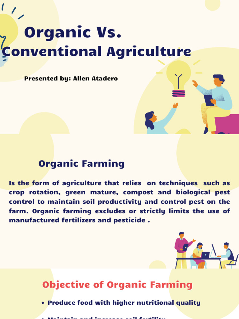 Organic vs. Conventional Agriculture | Download Free PDF | Agriculture ...