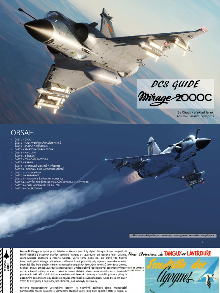 DCS Mirage 2000C Guide - 06!02!2023 - CZ | PDF